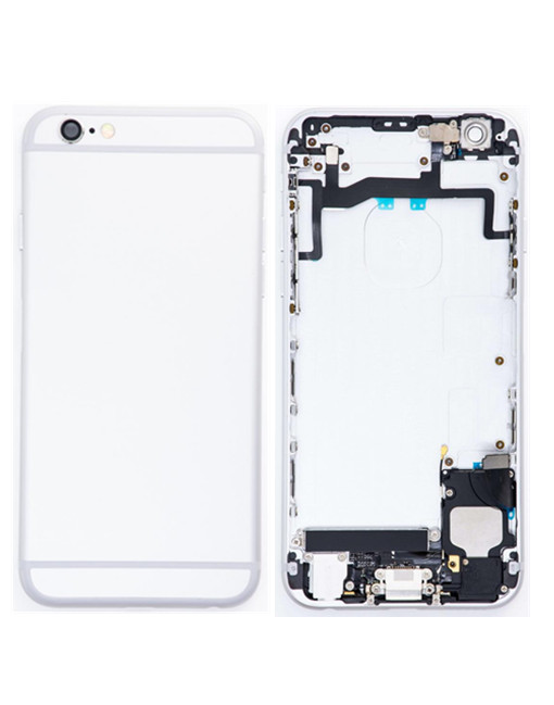 For iPhone 6S Back Housing with Small Parts Replacement - Silver ...